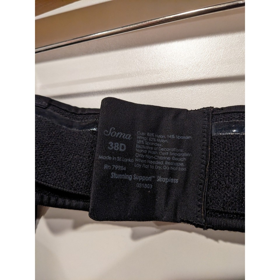 Soma Stunning Support Strapless Bra 38D Navy Lace Multiway | eBay