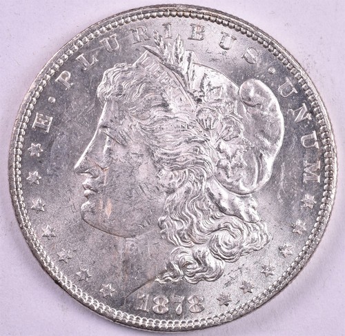 1878 Rev 78 7TF Morgan Silver Dollar - Lamination Error | eBay