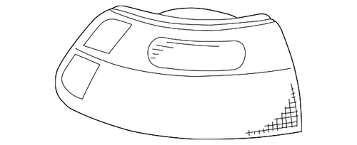 Rear Combo Lamp Assembly R/Side Outer Toyota Sienna Genuine Part OEM ...