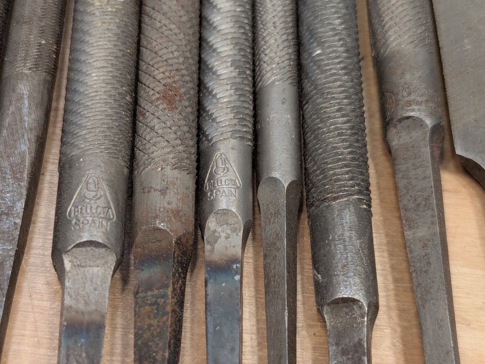 Vintage LOT 32 OF ASSORTED HAND Metal FILES NICHOLSON SIMONDS SANDVIK ...