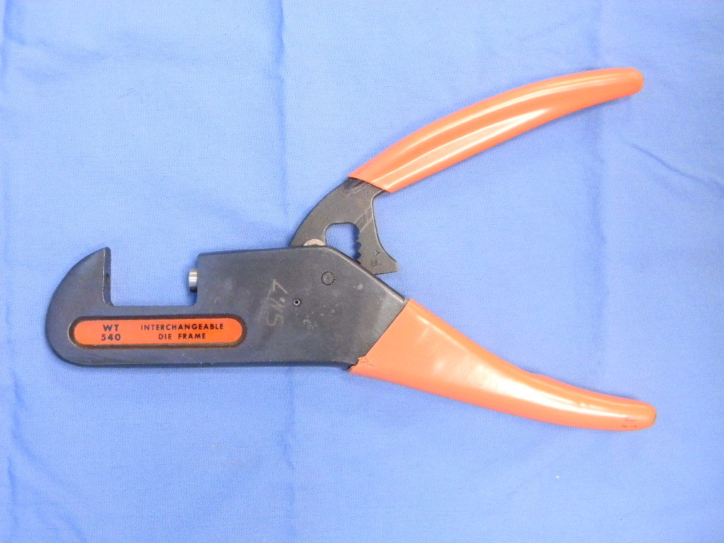 Thomas & Betts T&B WT540 Ratchet Hand Crimp Tool Interchangeable Die ...