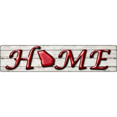 Georgia Home State Outline metal street sign plaque for Home Door ...