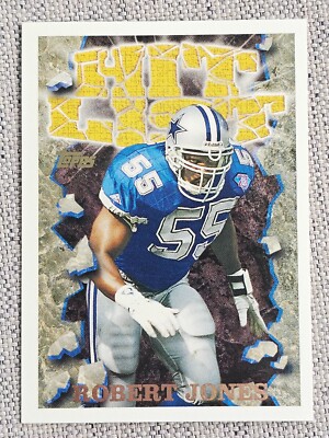 ROBERT JONES 1995 TOPPS HIT LIST FOOTBALL INSERT CARD #12 DALLAS ...