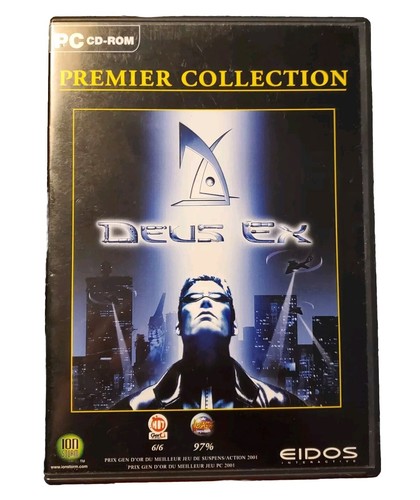 Deus Ex PC CD-Rom Eidos Ion Storm FR French Version Premier Collection ...