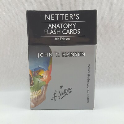 Netter Basic Science Ser.: Netter's Anatomy Flash Cards (N8 ...