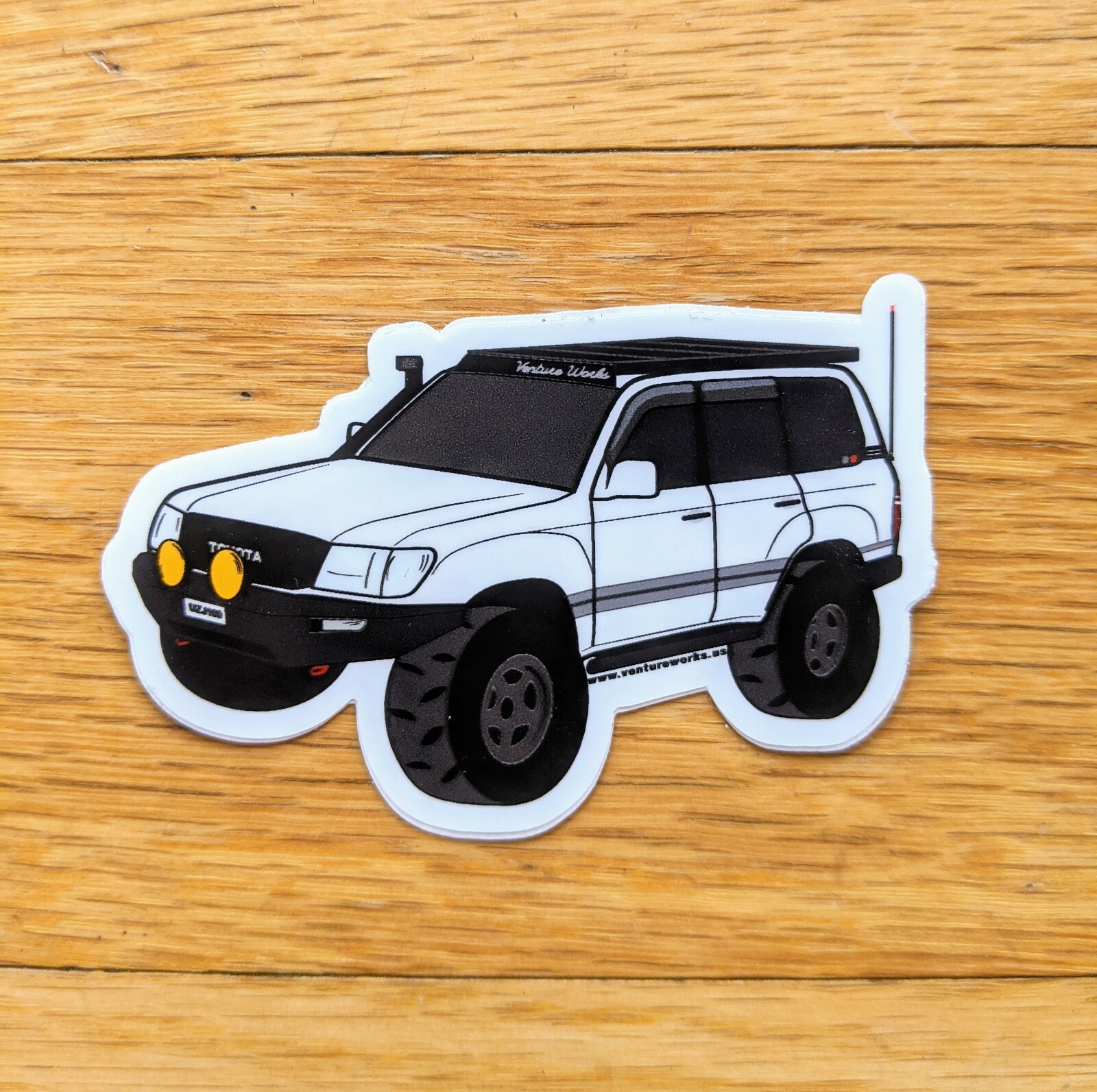 Toyota Land Cruiser 100 series sticker UZJ100 HDJ105 off road overland ...