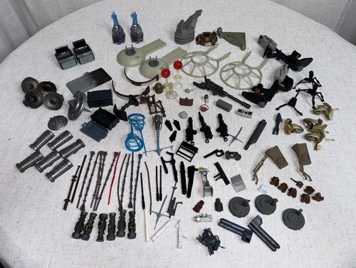 Huge lot Star Wars Action Figures misc. replacement parts pieces ...