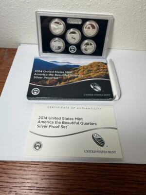 2014 U S MINT AMERICA THE BEAUTIFUL SILVER QUARTER PROOF COIN SET | eBay