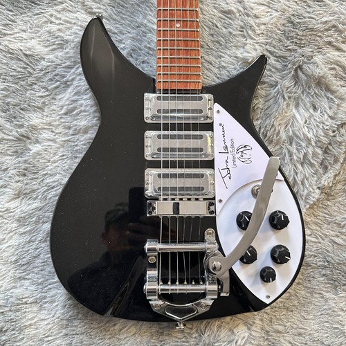 Custom black 325 electric guitar 3H pickups, silver hardware maple neck ...