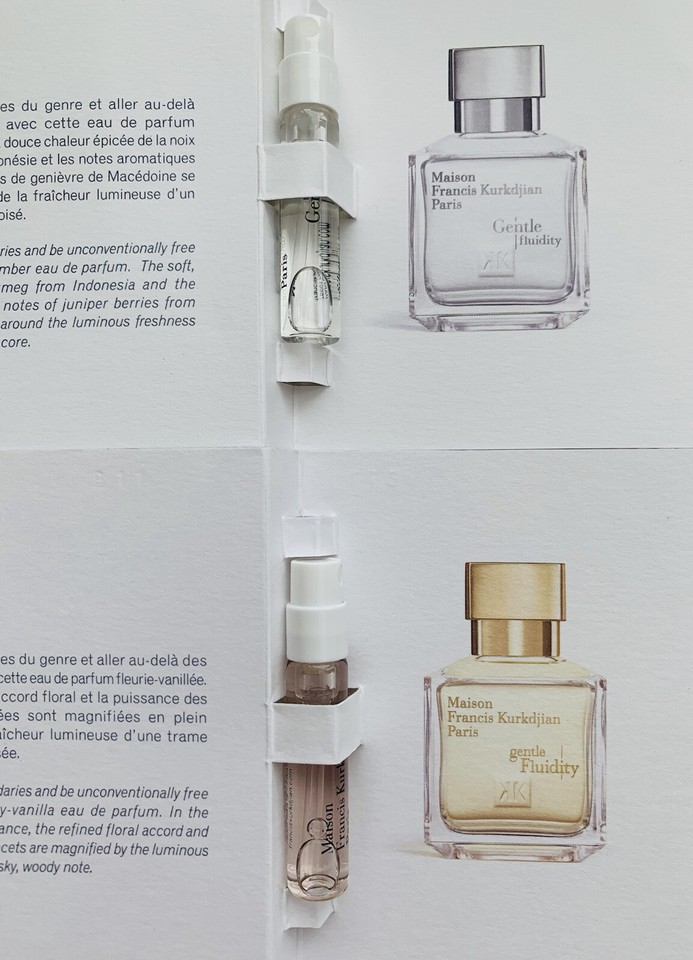 Maison Francis Kurkdjian Paris Gentle Fluidity Silver & Gentle Fluidity ...
