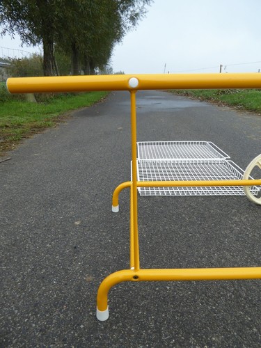 VERY RARE LARGE MEMPHIS STYLE BAR CART TROLLEY BY EMU ITALY 1980s ...