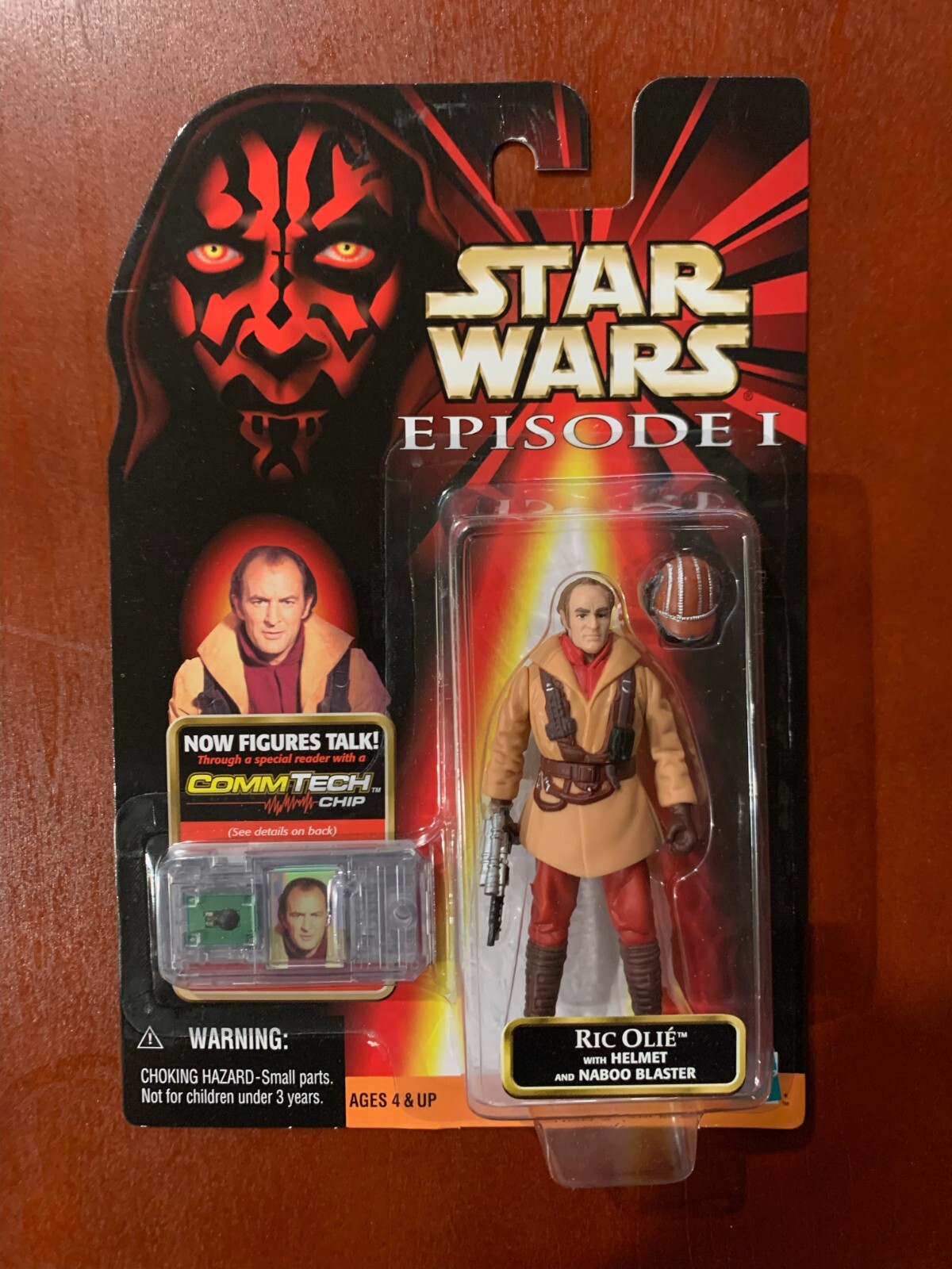 Ric Olie 1998 Hasbro Star Wars Episode 1 Action Figure Filled Closed ...