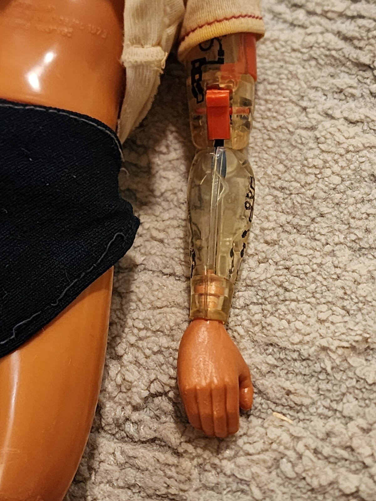 Kenner 1973 Six Million Dollar Man Doll Figure Bionic Lab Rocket *Needs ...