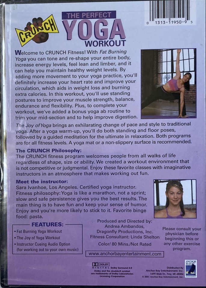 Crunch - Total Yoga (DVD, 2001) 13131195095 | eBay