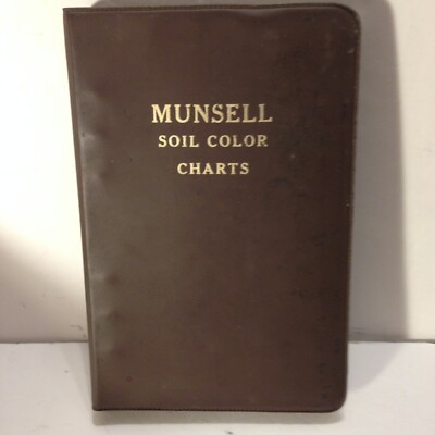 RARE MUNSELL SOIL COLOR CHARTS 1954 6 Ring Binder | eBay