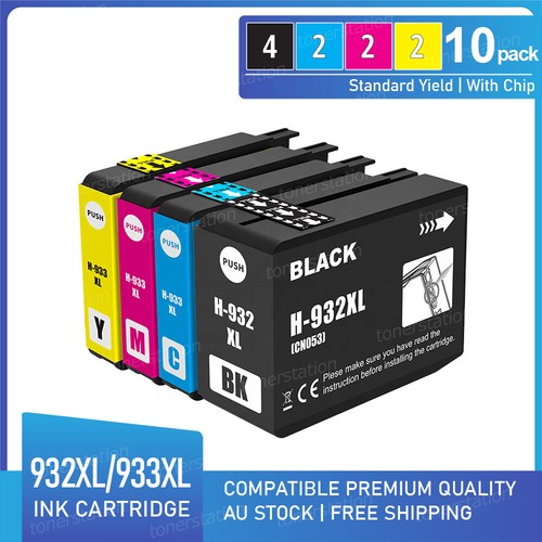 10x Non-OEM Ink for HP Officejet 6100 6600 6700 7110 7510 7610 7612 ...