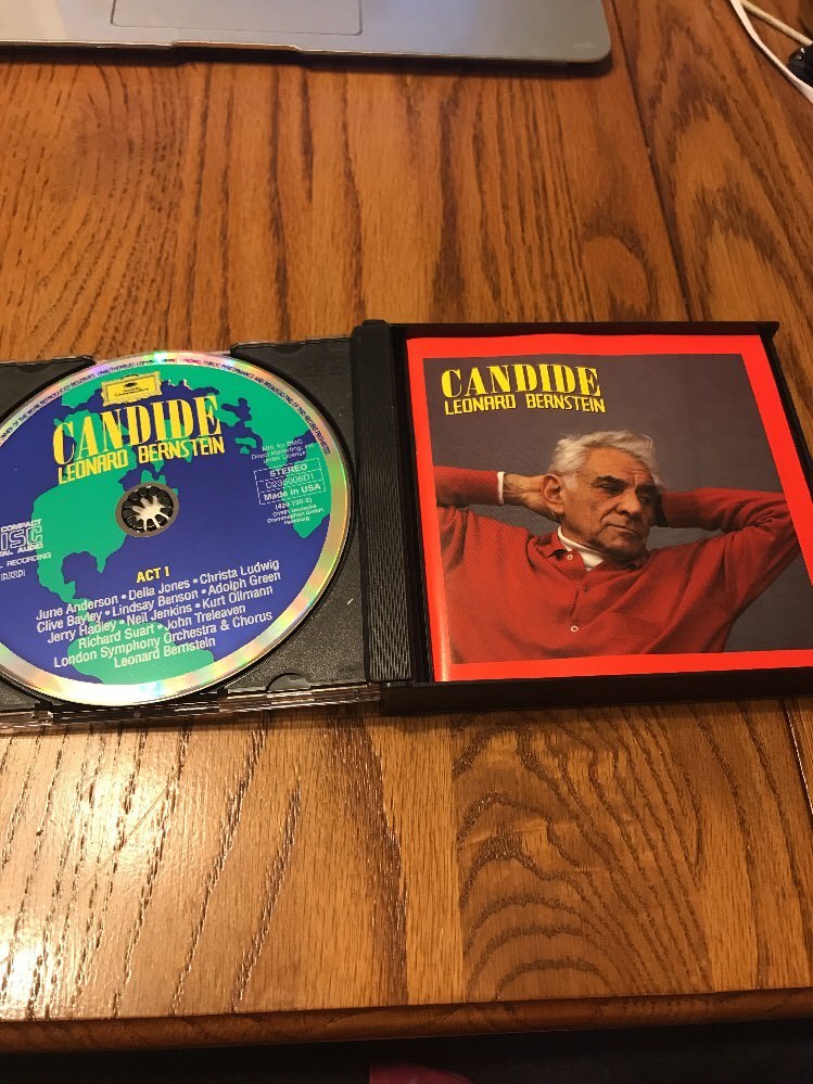 Candide Leonard Bernstein cd 2 disc set Voltaire London Symphony Ships ...