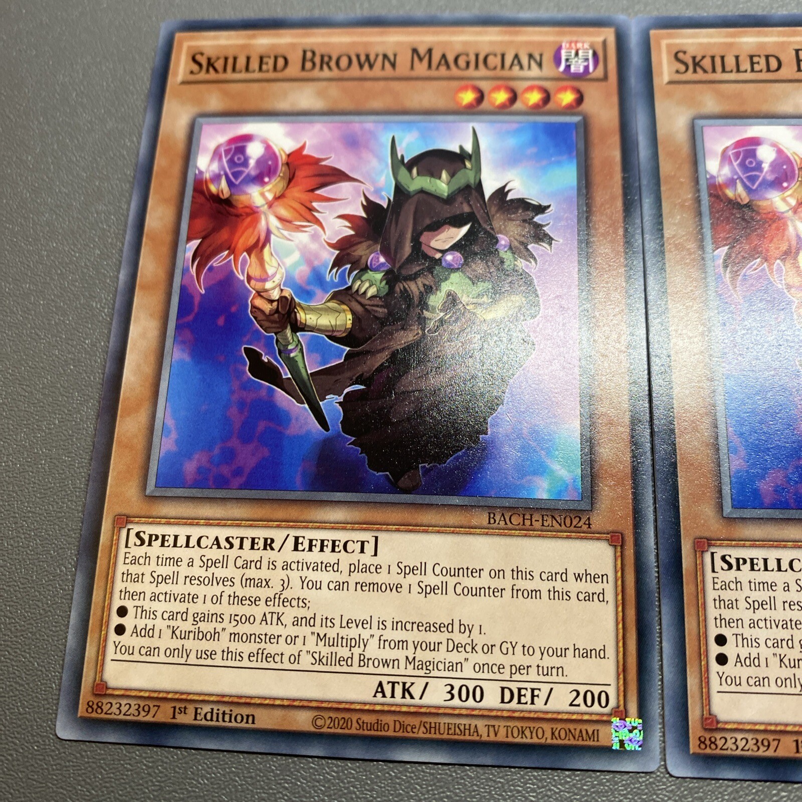 Yu-Gi-Oh! 3X Skilled Brown Magician Common 1st Edition BACH-EN024 NM/M ...