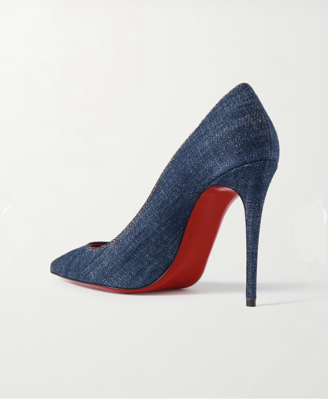 Christian Louboutin KATE 100 Miss Denim Stiletto Heel… - Gem