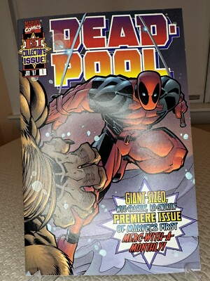 Deadpool #1 Rare Newsstand Edition 1997 VF/NM | eBay