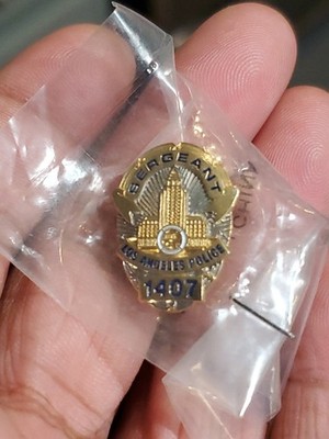 LAPD Sergeant Los Angeles Police Department California Pin | eBay