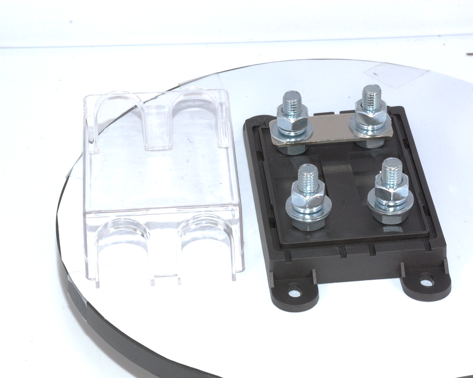MEGA Double Fuse Block Holder w Cover 100A–300A 12/24V Auto Truck ...