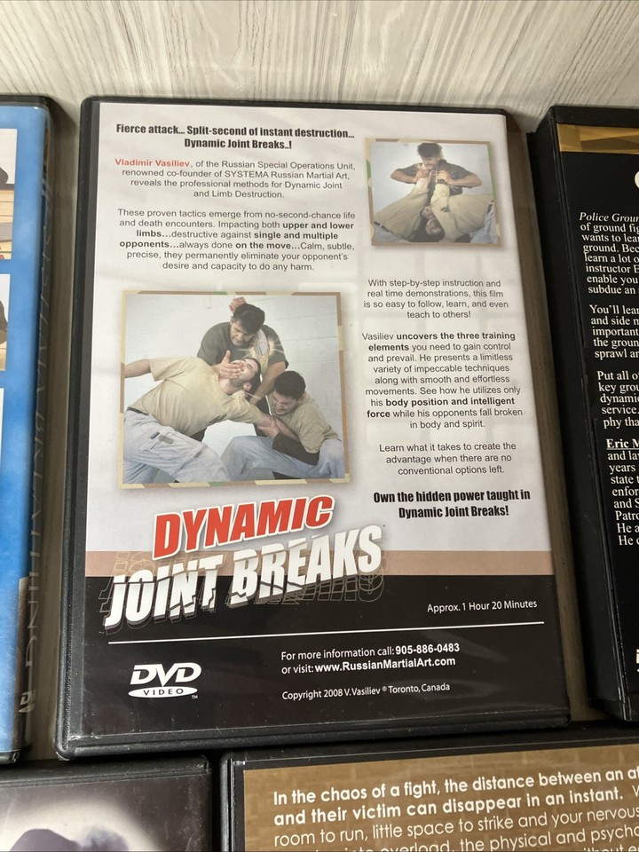 Lot of 8 Dvd’s / SYSTEMA DVD Russian Martial Arts & Various Instruction ...