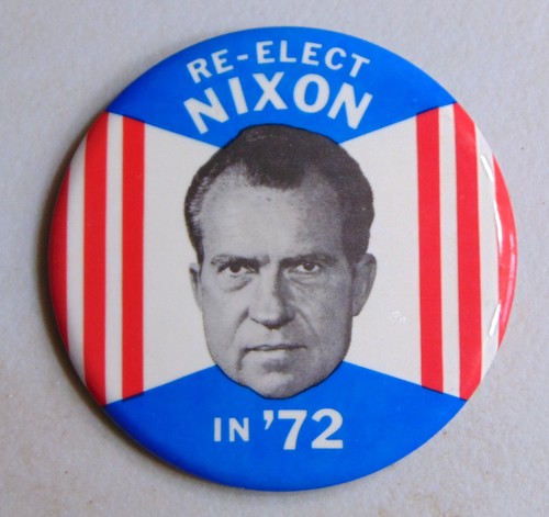 Richard Nixon 1972 campaign pin button political | eBay