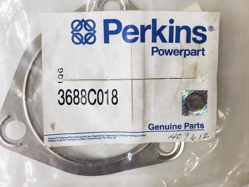Perkins WATER PUMP GASKET 3682A011 & Exhaust Gasket 3688C018 SET OF 2 ...