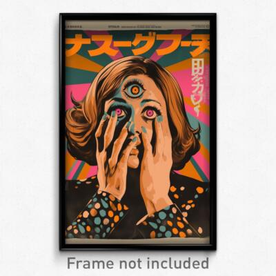 German Movie Poster - Woman Feeling Shocked, Stupendous Grey Sleeves ...