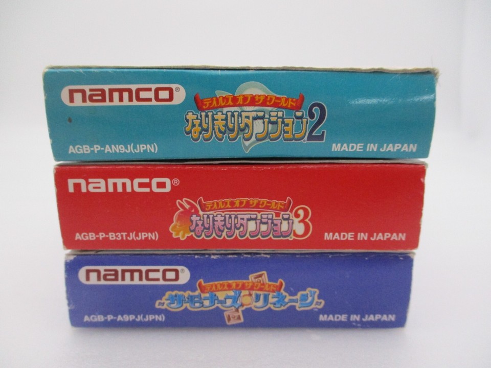 GBA Tales Of The World Narikiri Prigione 2, 3 & Summoners Linage 3Games ...