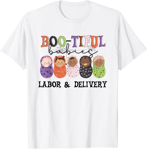 Bootiful Babies Labor And Delivery Nurse Halloween Party T-Shirt Hoodie | eBay