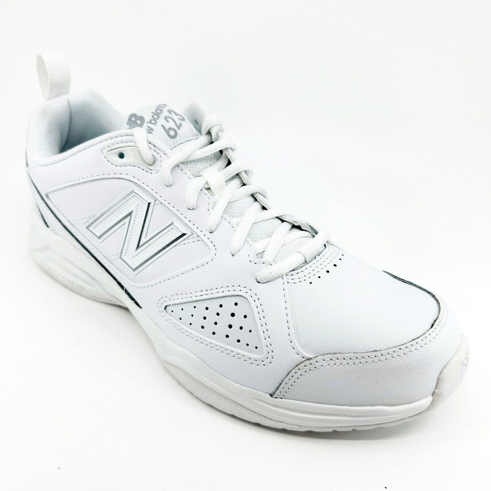 New Balance 623 Triple White Mens Casual Trainers Sneakers MX623AW3 | eBay