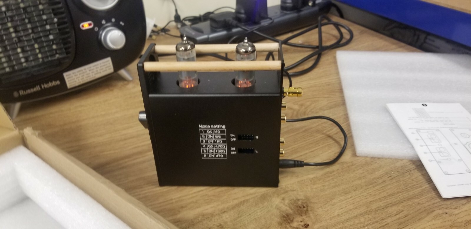 Douk Audio T3 PLUS Vacuum Tube Preamp MM / MC Phono Stage Desktop ...