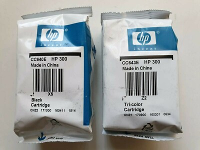 HP 300 Black & Colour Genuine Ink Cartridges CC640EE CC643EE HP300 ...