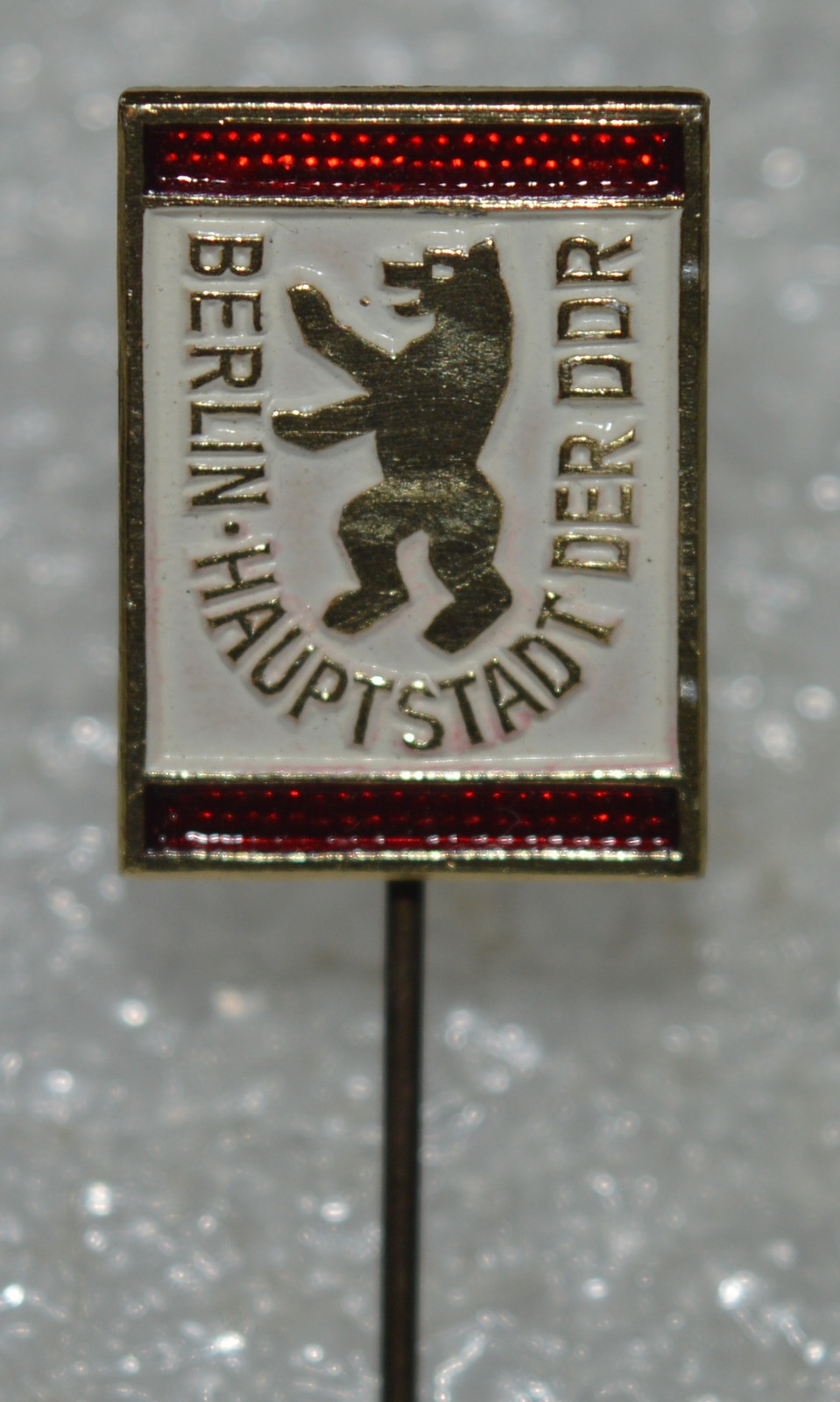 BERLIN Germany DDR GDR Coat of arms Crests Heraldic vtg pin badge ...