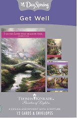 Card-Boxed-Get Well-Thomas Kinkade-KJV (Box Of 12) | eBay