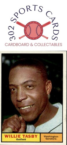 1961 Topps #458 Willie Tasby | eBay