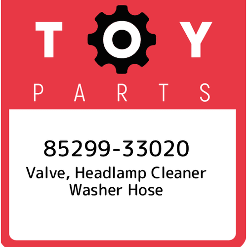 85299-33020 Toyota Valve, headlamp cleaner washer hose 8529933020, New ...