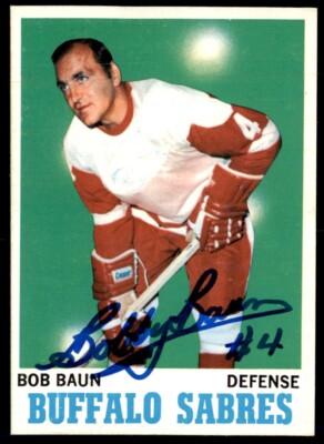 1970-71 Topps Autographed Bob Baun #24 | eBay