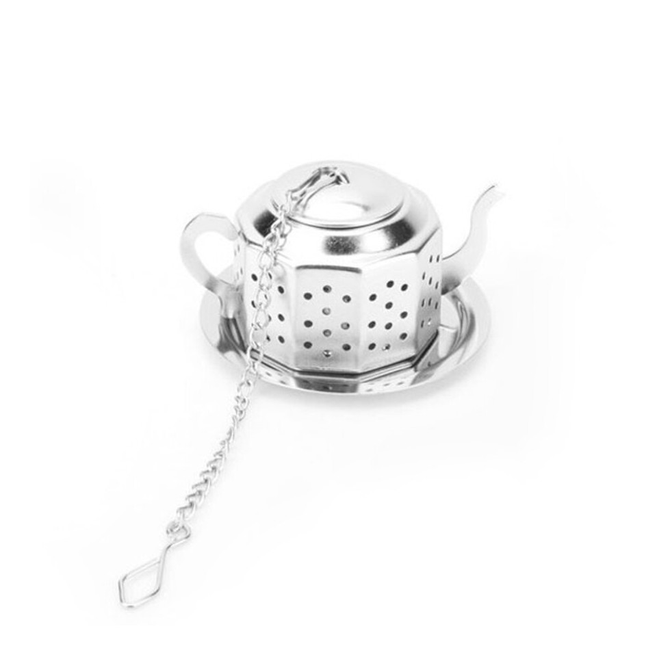 Metal Tea Infuser Stainless Steel Loose Leaf Strainer Filter Herbal ...