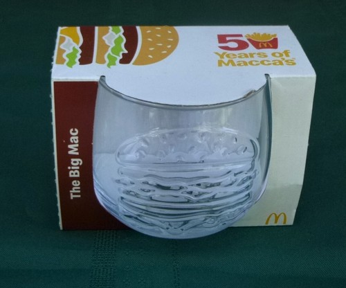 2021 McDonald's 380ml Wobble Glass - 50 Years of Maccas - The Big Mac ...