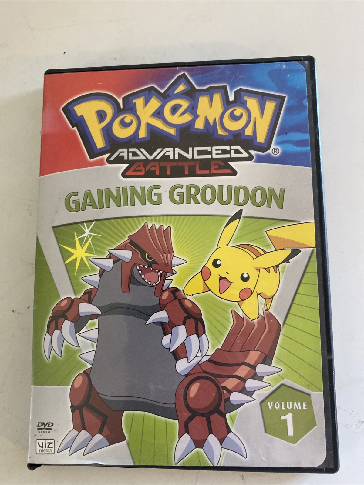 Pokemon Advanced Battle volume #1 Gaining Groudon (DVD) 782009235392| eBay
