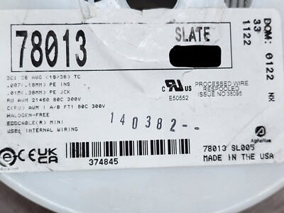 Alpha Wire 78013 26/3C EcoCable Mini mPPE Control/Instrumentation Cable ...