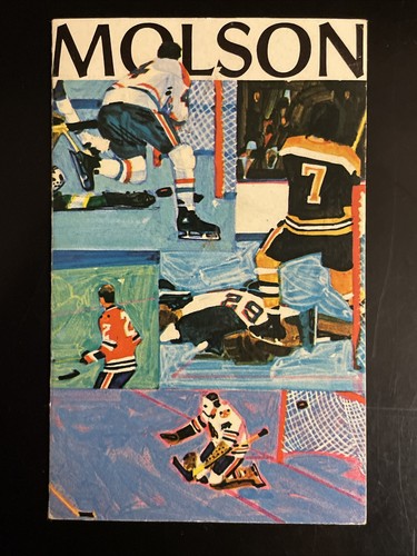 1971-72 Molson NHL Season Schedule. Rare. Near Mint. Beautiful Design. | eBay