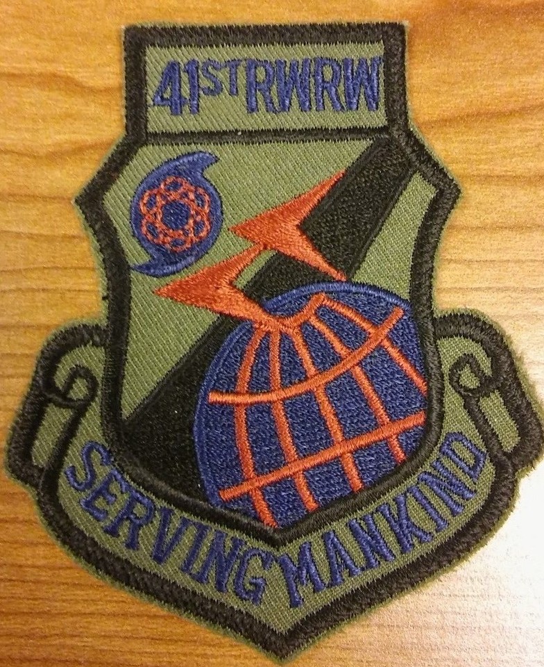 USAF 41st RWRW Jacket Patch - United States Air Force Military Serving ...