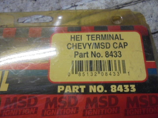 MSD 8433 Chevy V8 Hei Retainer Distributor Cap for sale online | eBay