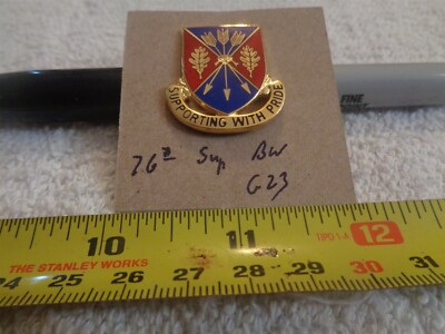 76th Support Battalion G23 Unit Crest, DI, DUI (DRAW#K8) | eBay