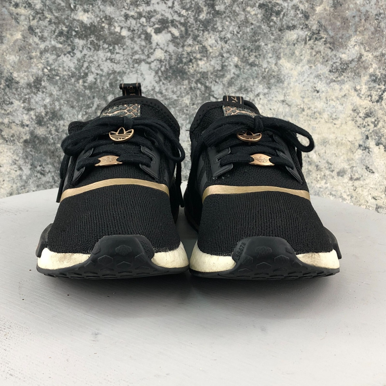 ADIDAS Originals Women's 7 NMD R1 Black Rose Gold Lac… - Gem