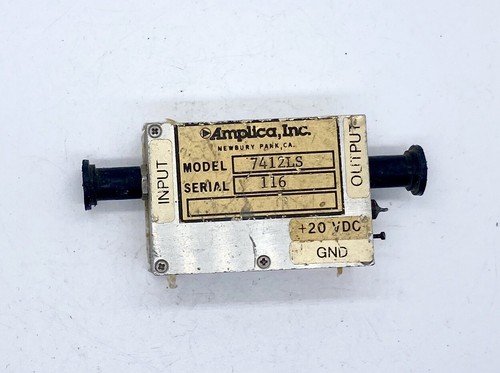 LOT OF 2 Amplica 7412ls 20vdc RF power amplifier | eBay